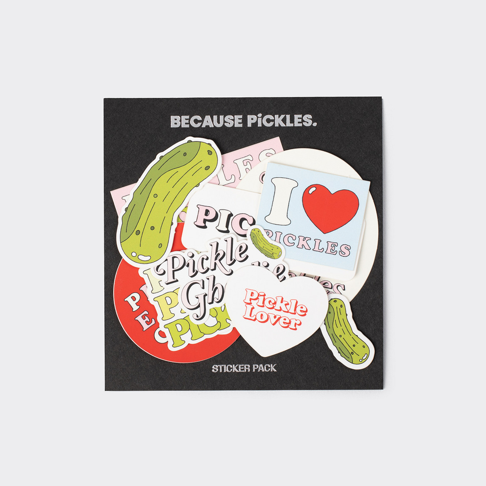 Lucky Pickle Sticker – Because Pickles